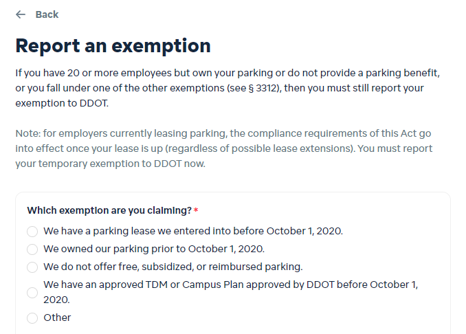 DC Parking Cashout Law: How Do I Report? | goDCgo